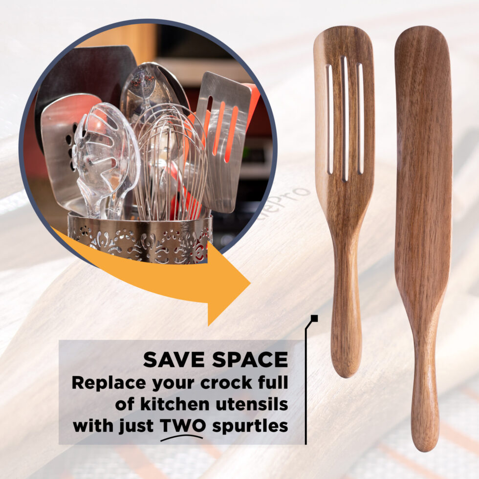 Save Kitchen Space With This 4-Piece Spurtle Set | Skyline FBA