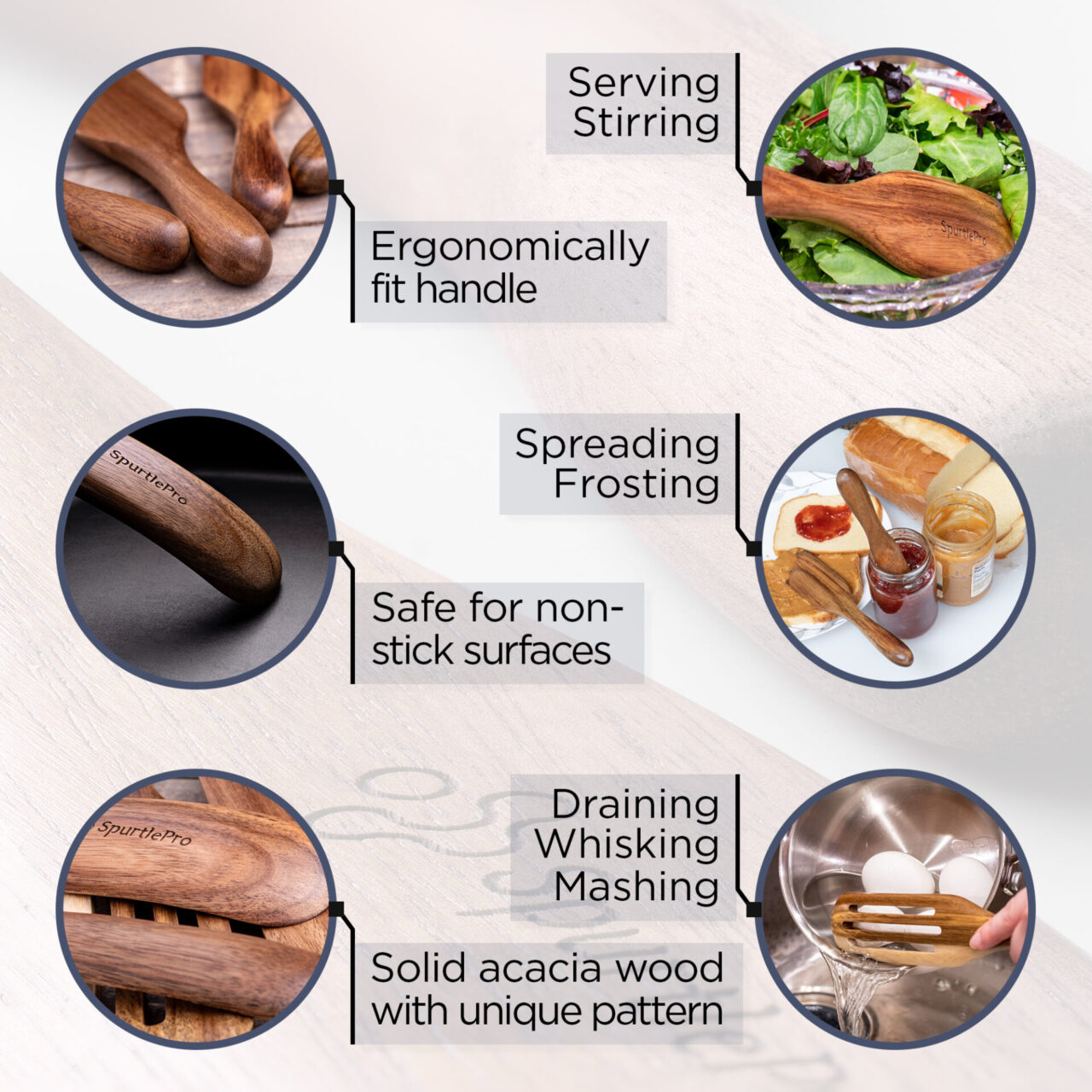 Save Kitchen Space With This 4-Piece Spurtle Set | Skyline FBA